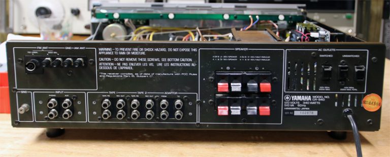 Modernizing a vintage Yamaha receiver